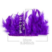 1pc Turkey Feather Cuffs Women Hand Wristband With Plumas Trim Sleeves Wrist Sleeve Ring For ...