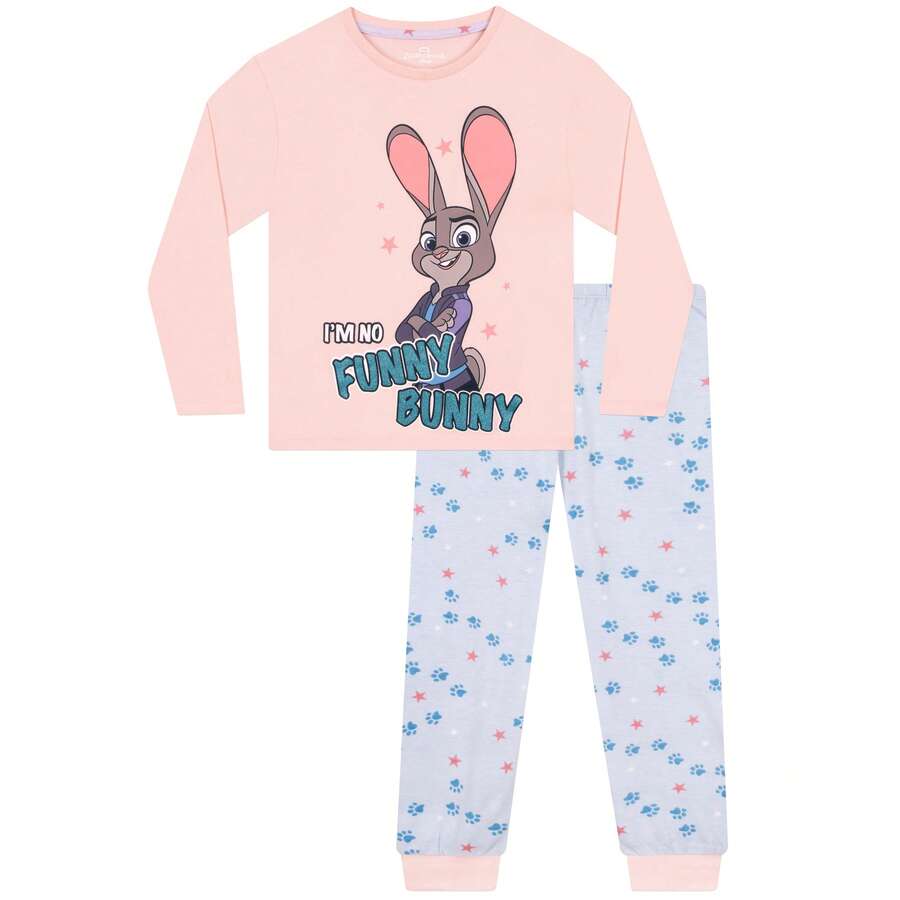 Disney Pyjamas, Zootropolis Girls Pyjamas, Judy Hopps Kids Pjs, Long ...