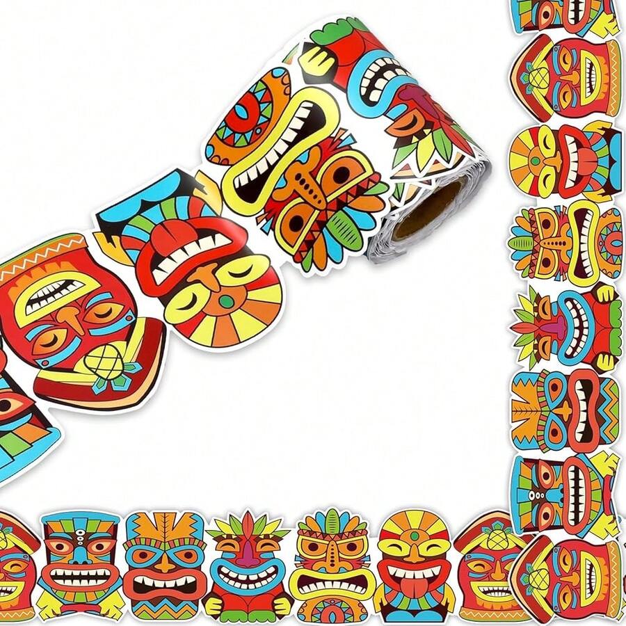 2025 New 32.8Ft Hawaiian Luau Bulletin Board Border Aloha Tropical Die ...