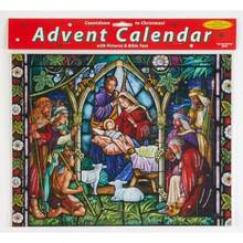 Evening Nativity Advent Calendar Countdown To Christmas With Bible Text ...