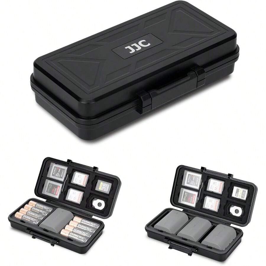 ZYDS JJC Camera Battery And SD Card Case For 3 Camera Batteries 6 SD ...