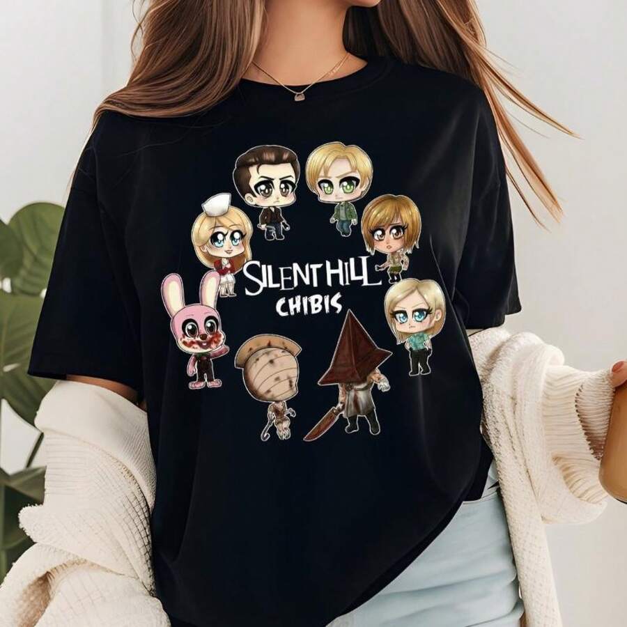 Fox Mask Silent Hill F Shirt ,Tsuneki Kotoyuki, Horror Survival Game ...