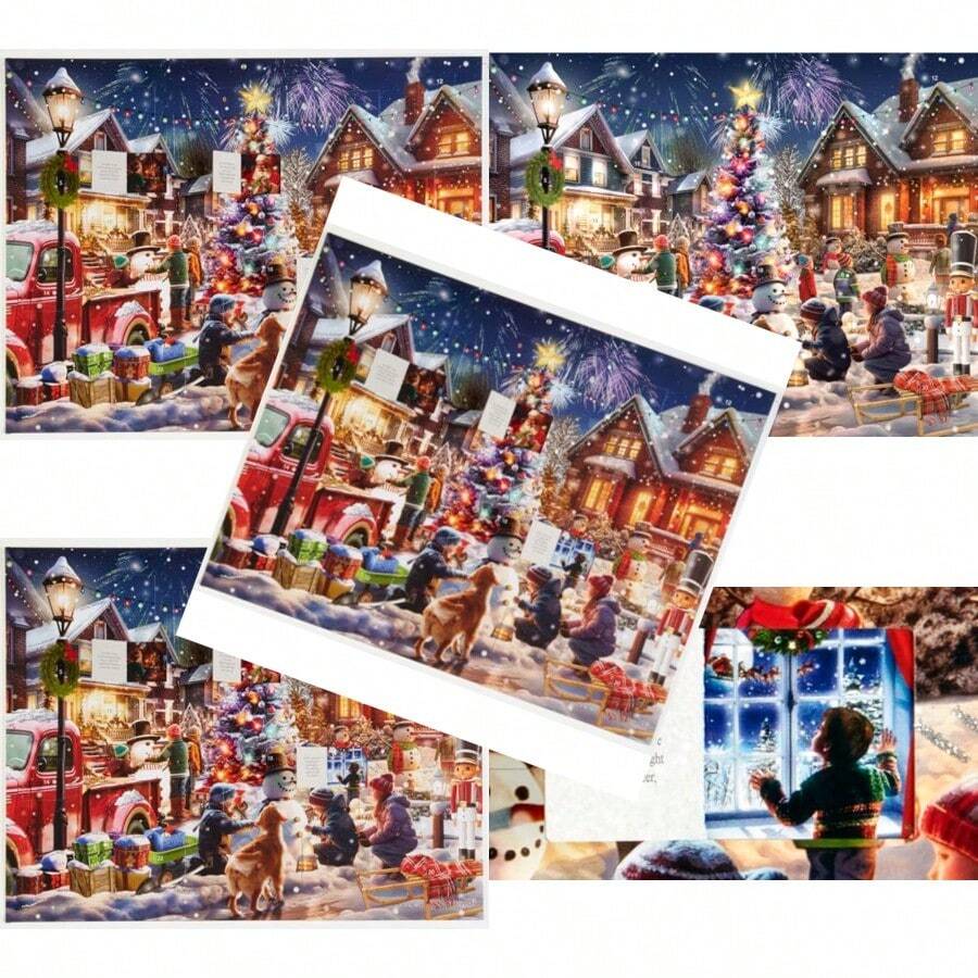 Snowman Contest Advent Calendar Christmas Countdown Calendar With Twas ...