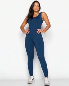Macacão Longo Feminino Fitness Suplex Academia Ginástica 063 | SHEIN Brasil