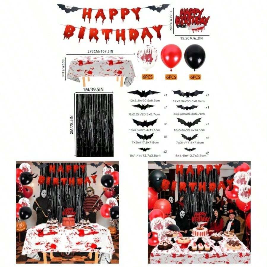 Scream Decor, Horror Birthday Decorations Scream Party Decorations ...