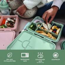 Nouka Grand Bento Box Easy To Open Latches Spill Proof Design 6 ...