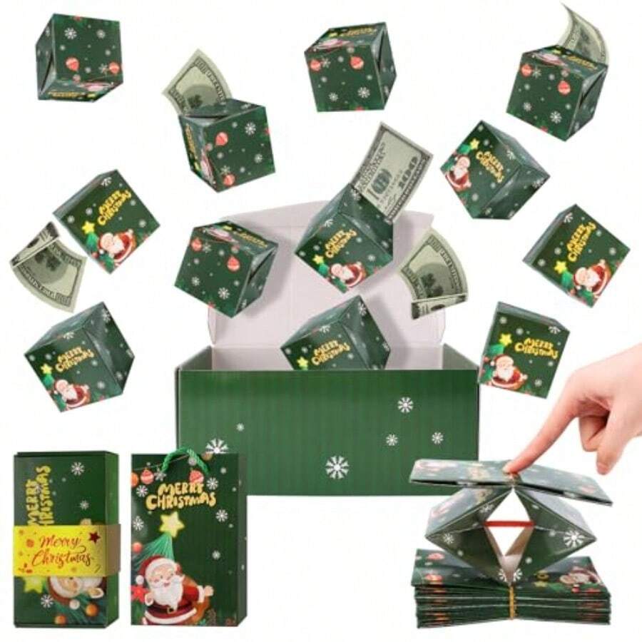 Surprise Gift Box Explosion For Money Pop Up Money Box Folding Bouncing ...