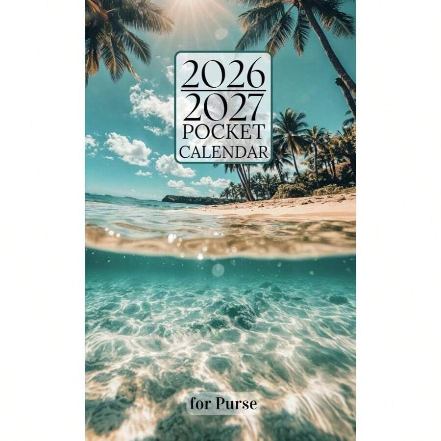 Pocket Calendar 2026 - 2027 Purse: Small 2 - Year Monthly Planner From ...