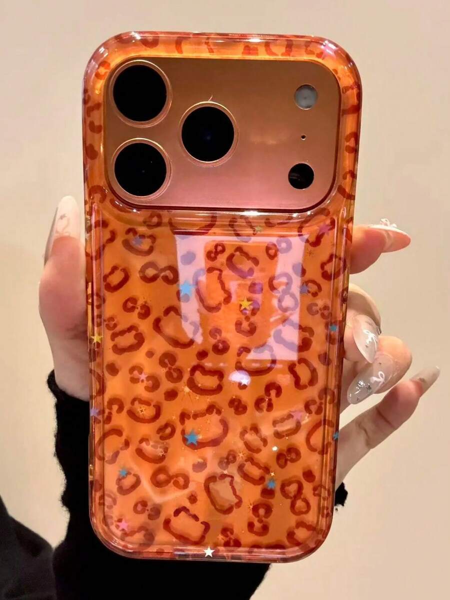 Luxury Cute Leopard Print Mobile Phone Case Compatible With IPhone ...