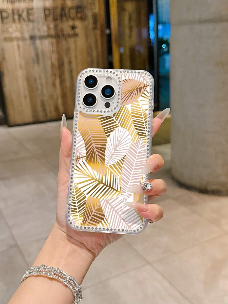 Golden Leaves, Tropical Palm, Botanical Pattern New Phone Case For ...