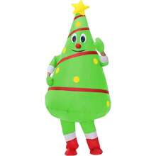 2 Packs Christmas Inflatable Costume Christmas Tree Outfit Blow-Up ...