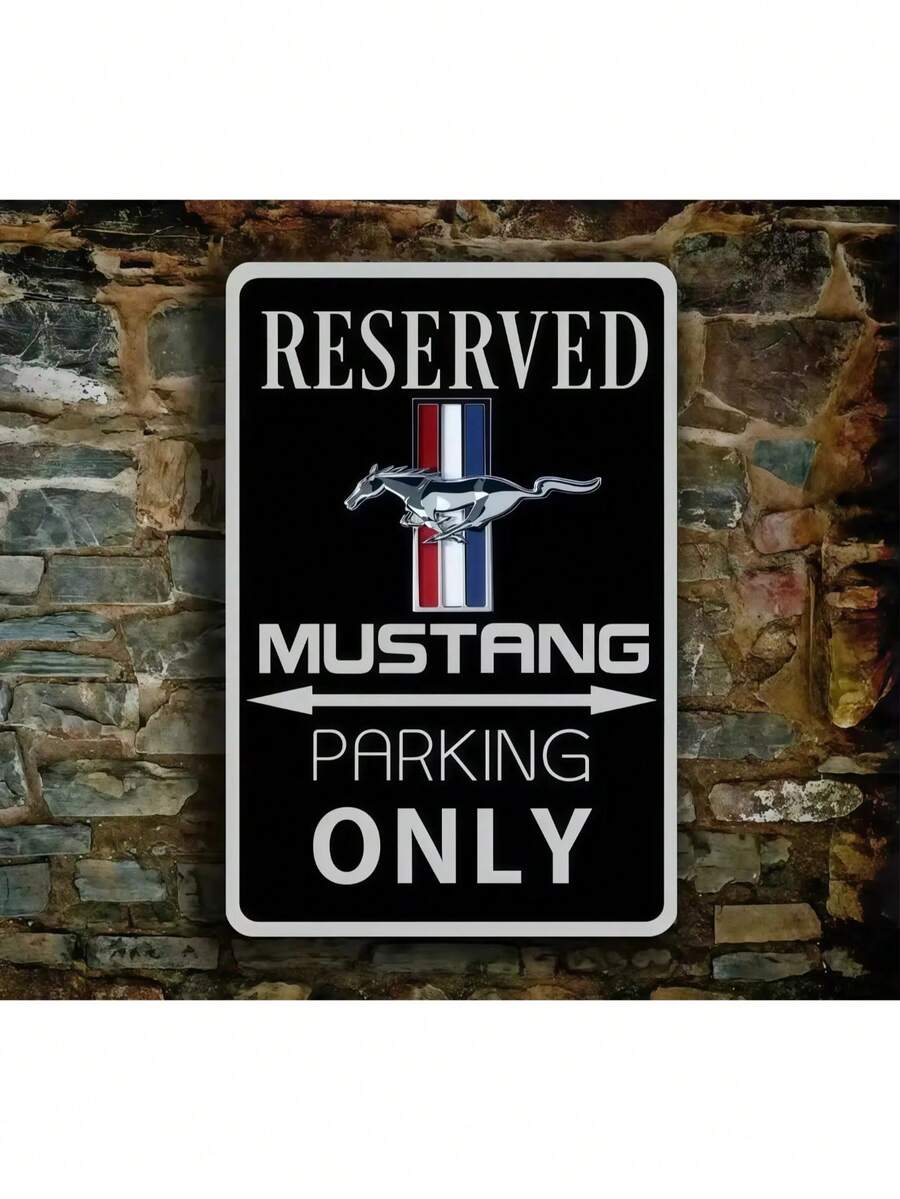 Fashion Fords Mustang Parking Only Sign Metal – Mustang Signs Garage ...