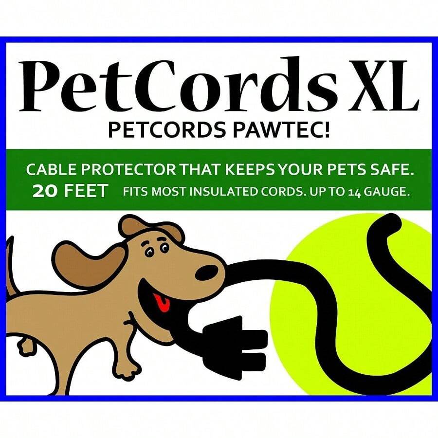 Dog And Cat Cord Pet Protector 20 FT Protects Your Pets From Chewing ...