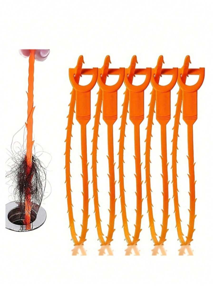 10pcs Drain Cleaning Tool Set, Hair Remover, Shower Drain Clog Remover ...