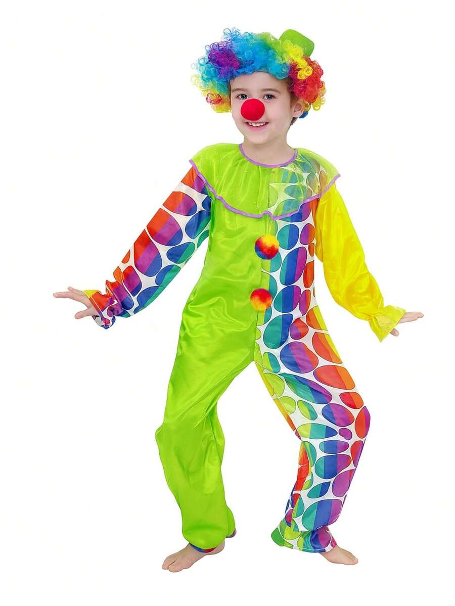 Complete Children's Clown Costume | SHEIN USA