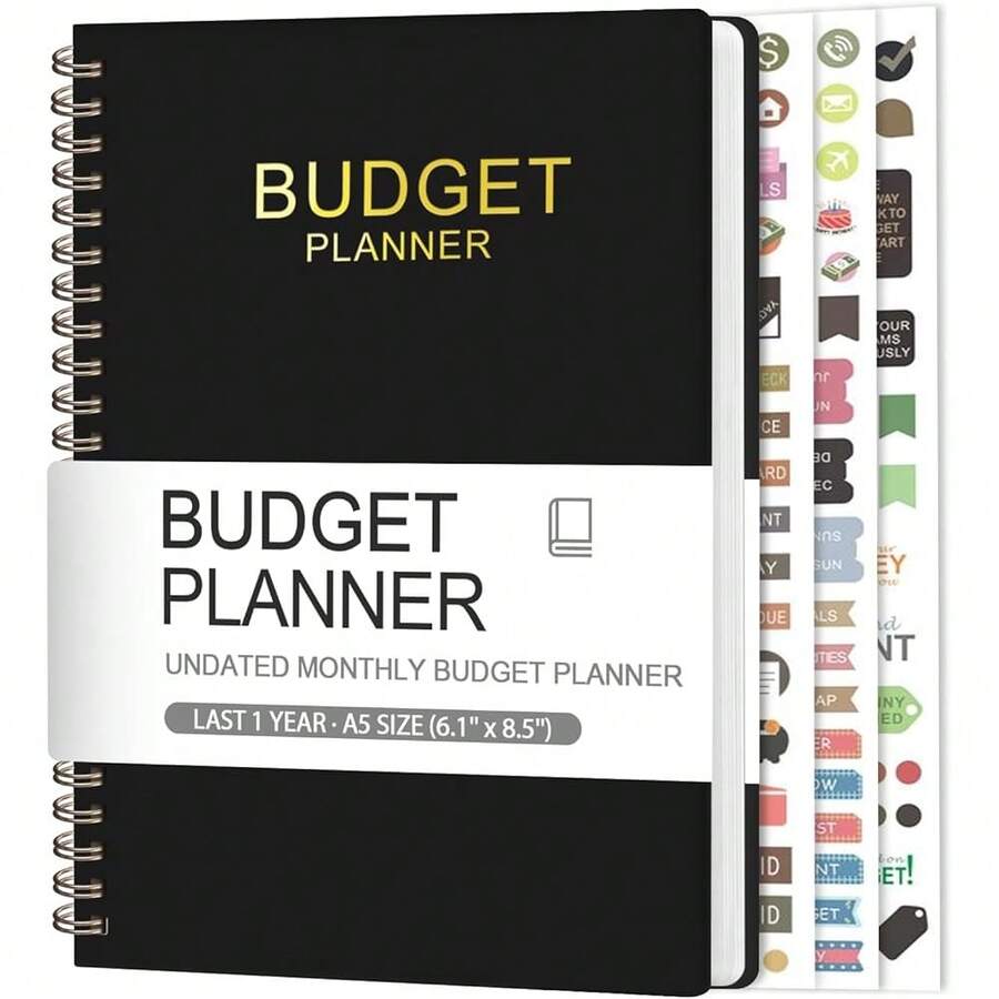 Budget Planner - Monthly Budget Book With Expense Notebook, A5(6.1" X 8 ...