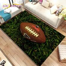 Rugby American Football Field Area Rug,Carpet Rug For Living Room ...