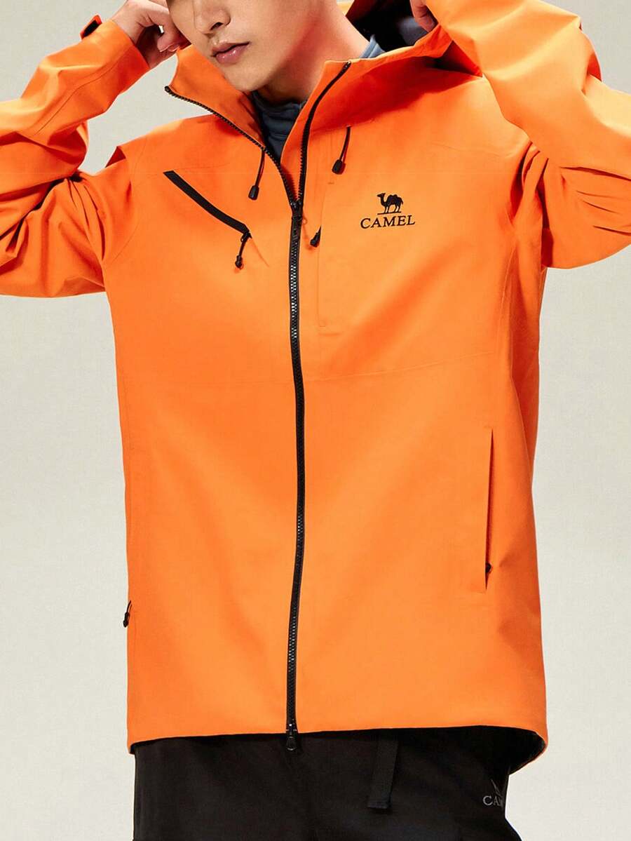 CAMEL CROWN Outdoor Hard Shell Jacket Men's Windproof And Waterproof ...