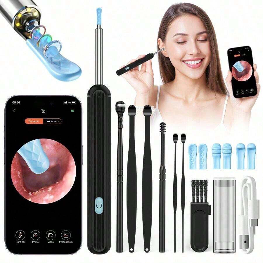 Ear Wax Removal - Earwax Remover Tool With 7 Pcs Ear Set - Ear Cleaner ...