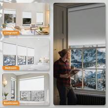 Persianas motorizadas con control remoto 100% opacas, persianas ...