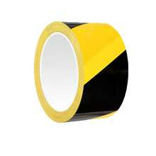 1 Roll 33m PVC Caution Tape, Black & Yellow Zebra Striped, Safety ...