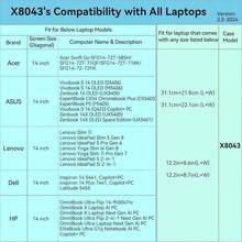 Smatree Hard EVA Protective Sleeve Compatible For 14 Inch HP ZBook 8 ...