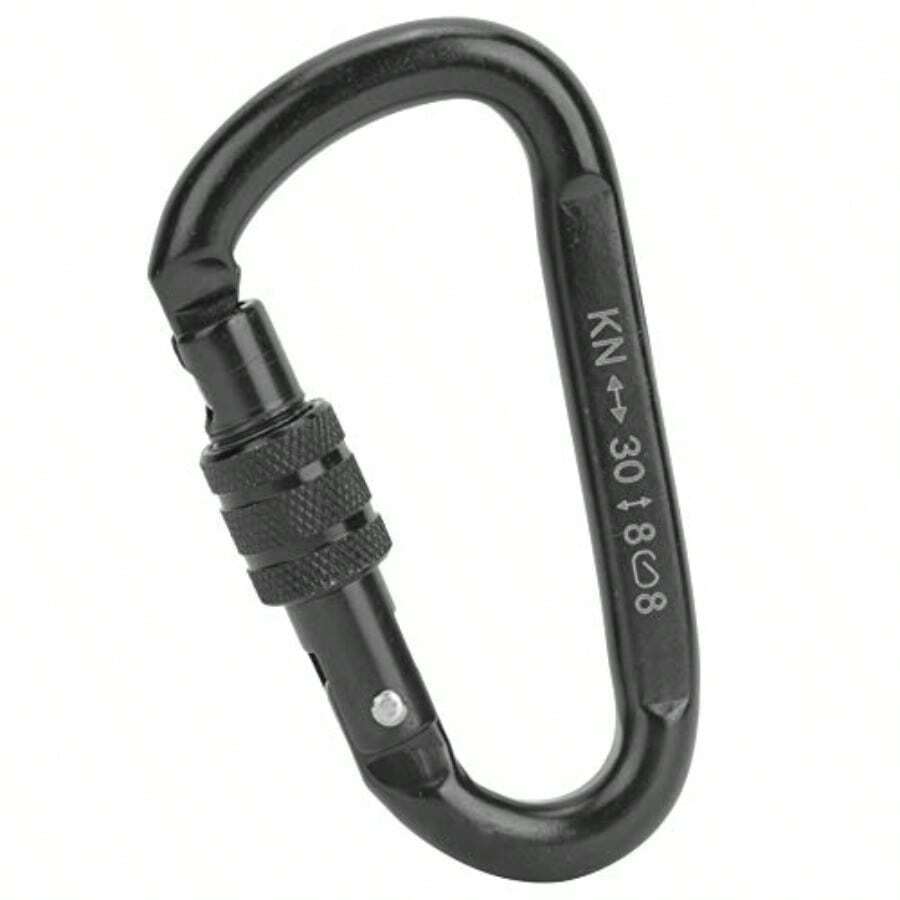 LKJH Keenso 30KN Carbon Steel Outdoor Heavy Duty Mosquetón de Alpinismo ...