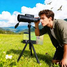 1pc New 12X50 Monocular Telescope, Suitable For Adults, High-Definition ...