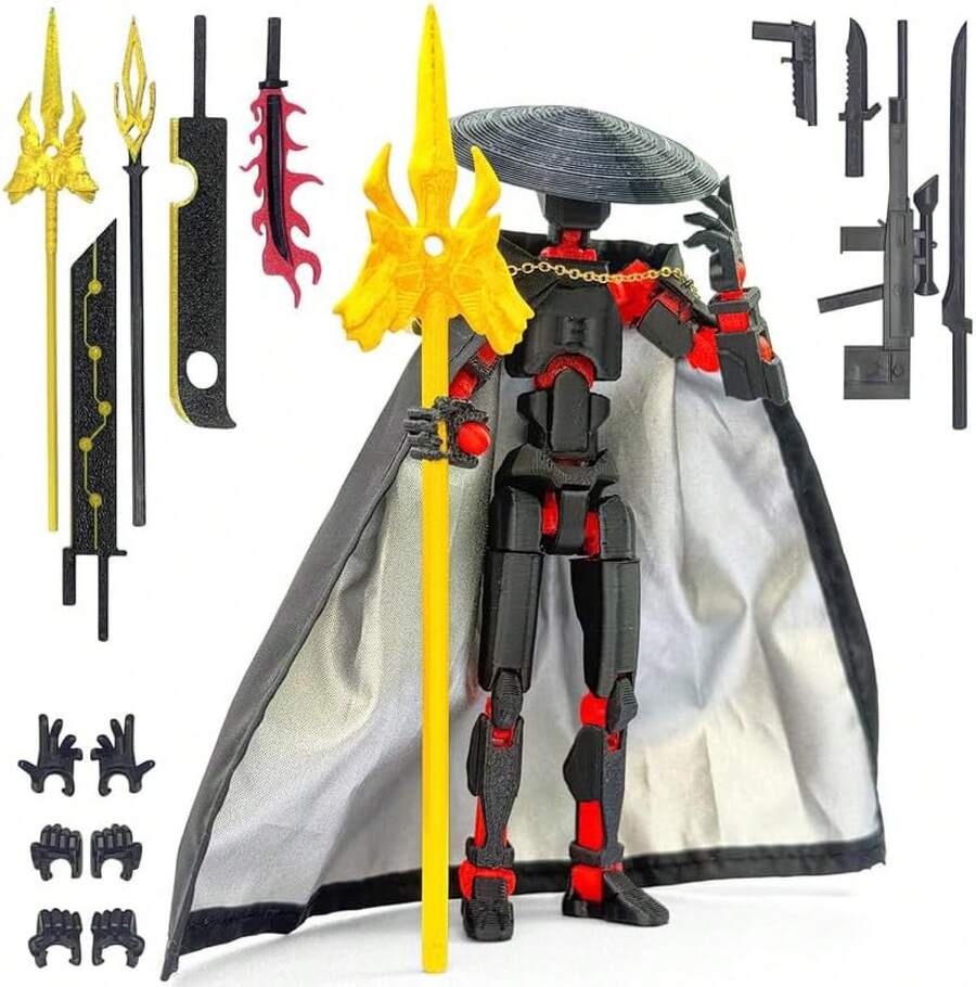 Assembly Completed T13 Action Figures,T 13 Action Figure, Robo 13 3D ...