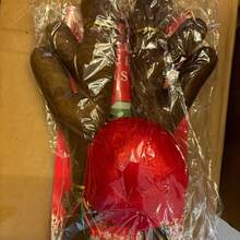 Christmas Reindeer Antlers And Nose Decoration Set For Cars, Includes ...