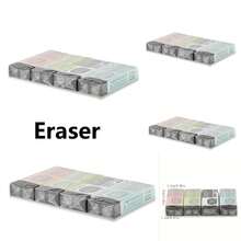 1pc Large Morning Glory Black Eraser, Random Color Pencil Eraser For ...