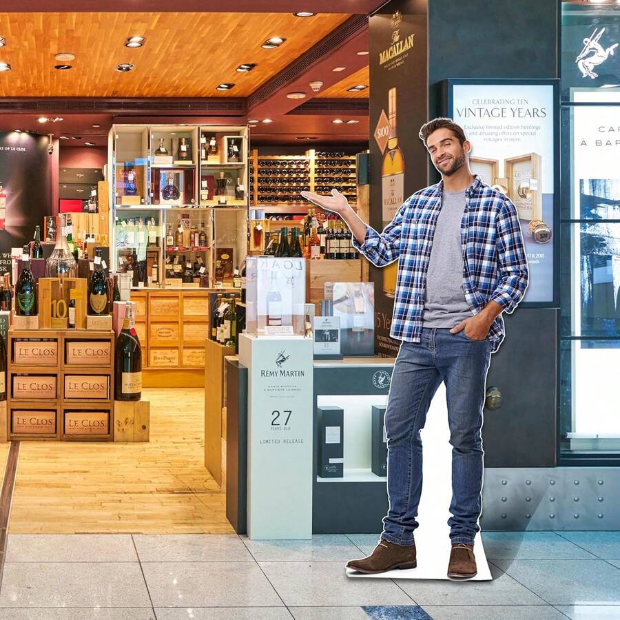 Custom Life Size Cardboard Cutout, Personalized Life-Size Stand-Up ...