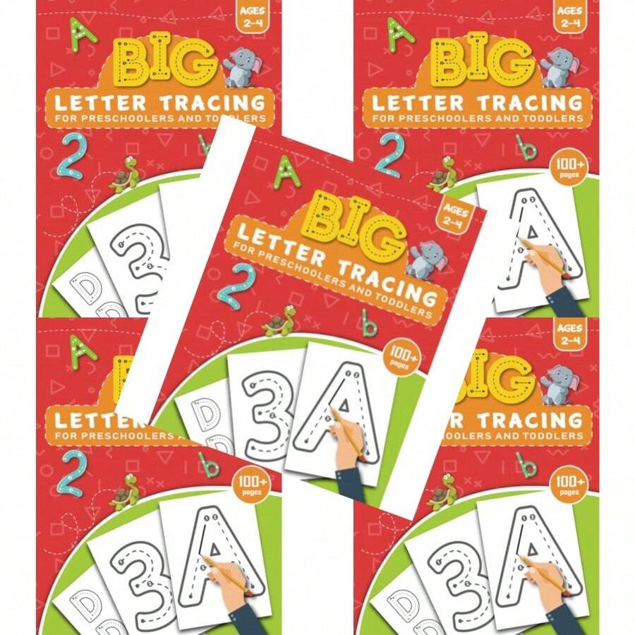 BIG Letter Tracing For Preschoolers And Toddlers Ages 2-4: Homeschool ...