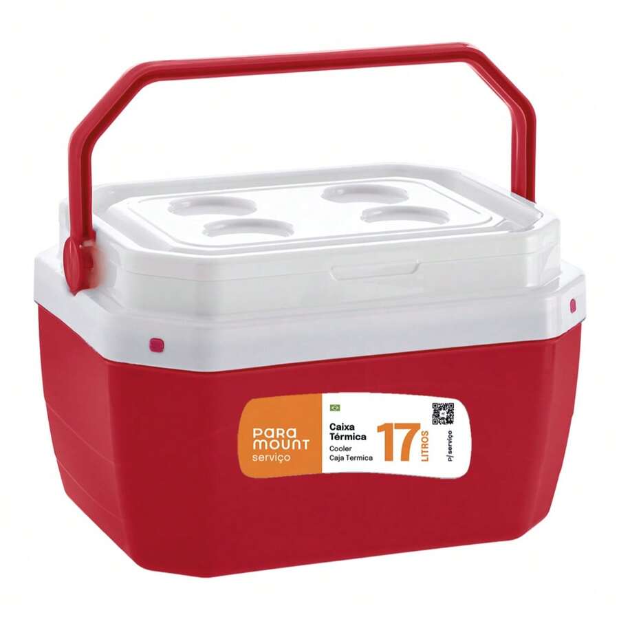 17 Liter Cooler Box With Colorful Handles For Pool, BBQ, Beach ...