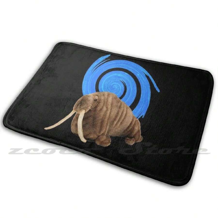Tusked Out Soft Non-Slip Mat Rug Carpet Cushion Walrus Walrus Alaska ...