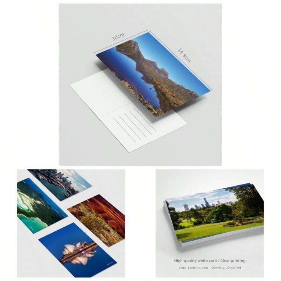 Vintage Australia Landscape Postcards Pack 20pcSet Postcards From ...