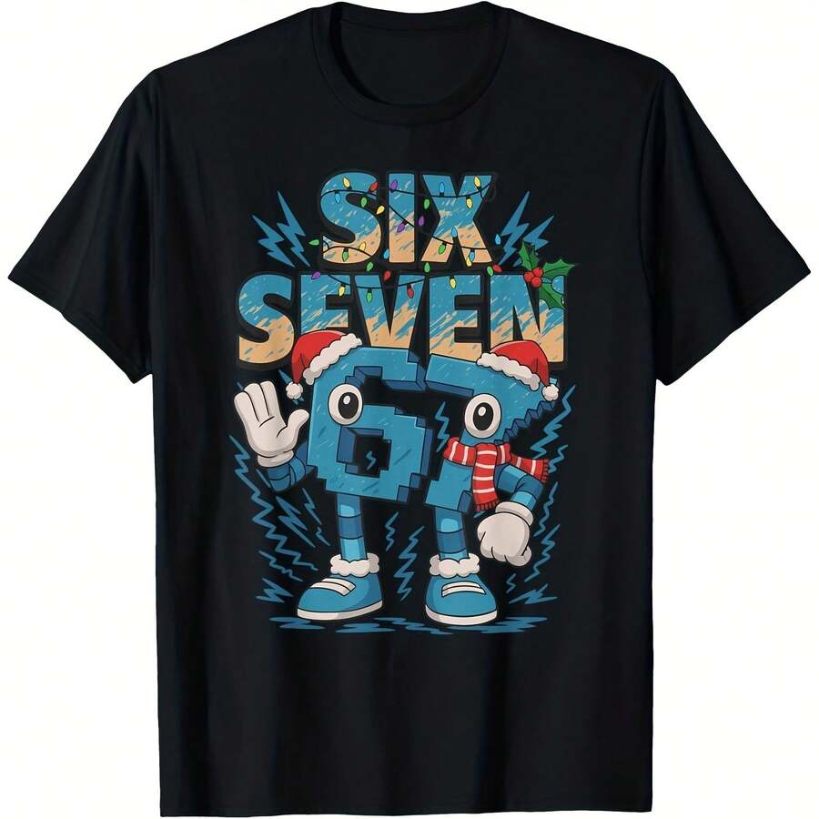 Camiseta de Navidad con el meme "67 Six Seven 6 7" en italiano | Mode ...