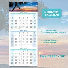 2026 Wall Calendar, 3 Month Calendar Vertical 2026, Dec. 2025 - Jan ...