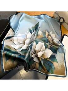 Spring 3D Printed Square Scarf | SHEIN USA