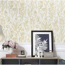 78.X16.1 Floral Peel And Stick Wallpaper Beige Contact Paper Thickened ...