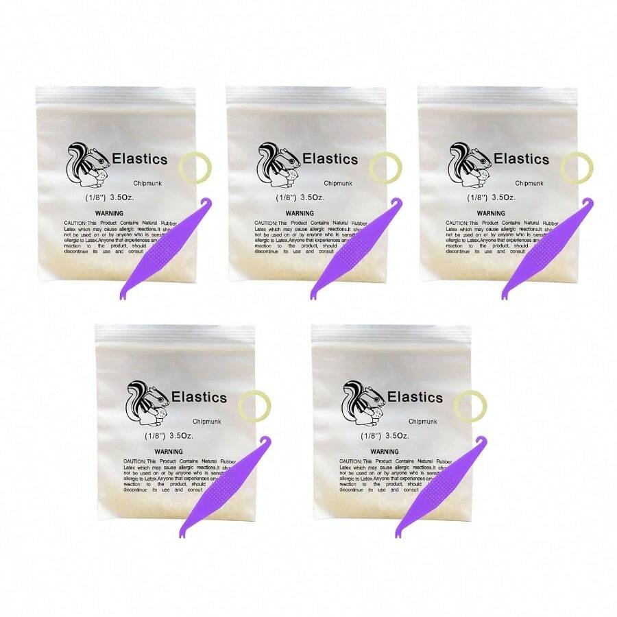 3/16 And 1/4 Inch Orthodontic Elastic Rubber Bands, 500 Pack Medium 3.5 ...