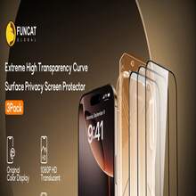 Pack For 15 Pro Tempered Glass Screen Protector:9H+ Durable, Auto ...