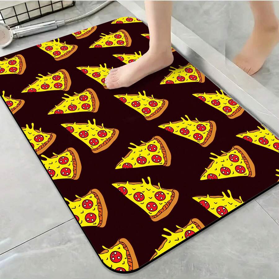 1pc Pizza Slices Durable,Anti ,And Quick Drying,Suitable For Indoor ...