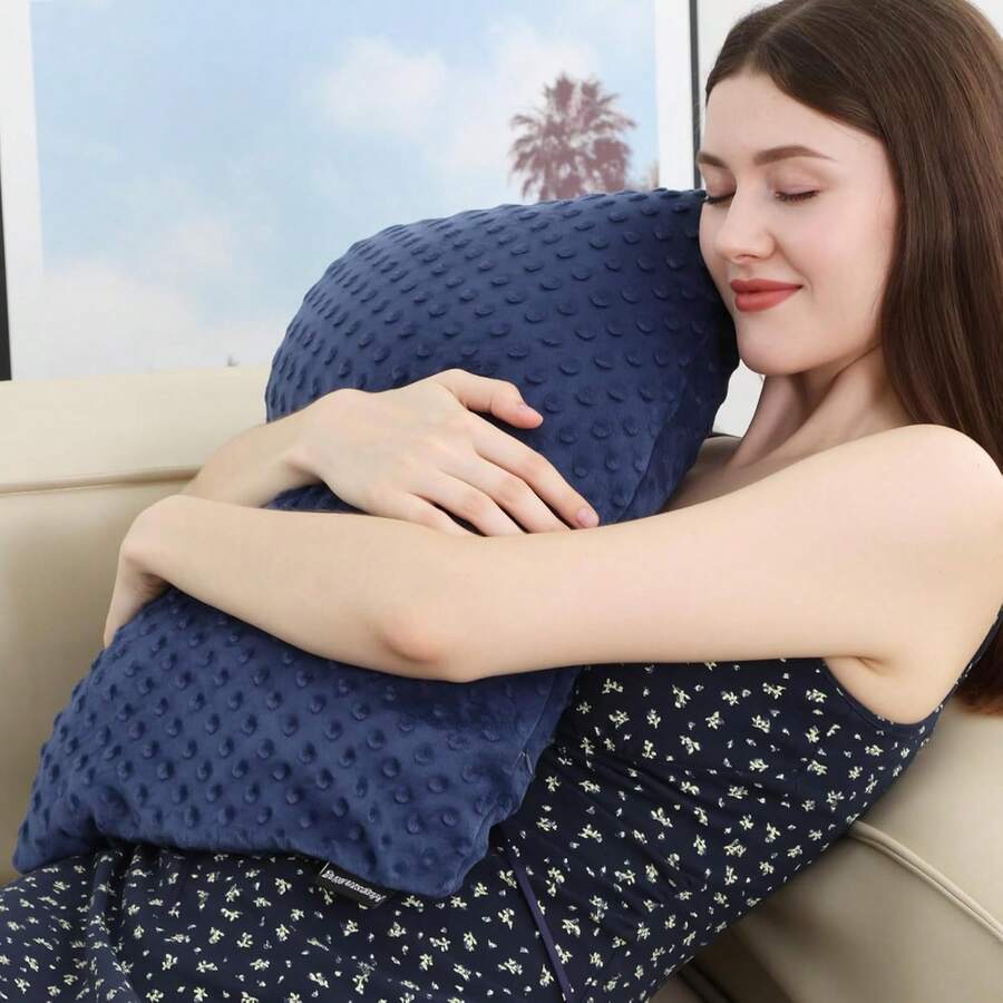 Iling Weighted Pillow, 6.6lbs Tactile Sensory Hable Throw Pillows With ...