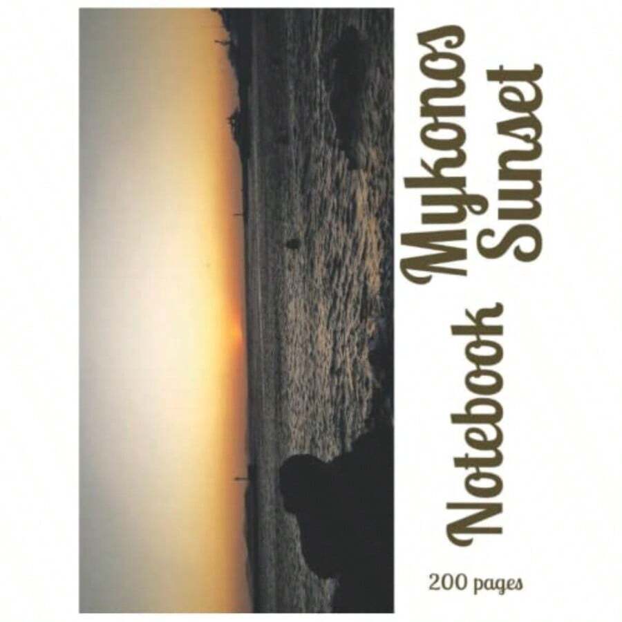 Mykonos Sunset Notebook for Sale Australia| New Collection Online ...