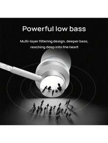 HP سماعات رأس سلكية DHE-7001: إلغاء الضوضاء المحيطة، تصميم داخل الأذن ...