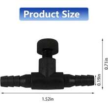Aquarium Control Valves, 10 Pack Shaped Control, Single Way Plastic ...