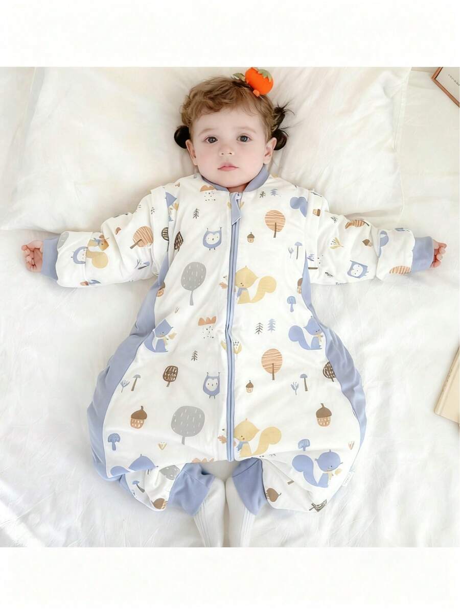 2.5 Tog Children Split-Leg Sleeping Bag For Autumn Winter Infant Unisex ...