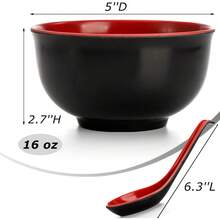 Lyellfe Set Of 10 Miso Soup Bowl With Spoon, Restaurant Quality ...