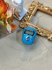 1pc/6pcs/12pcs Colorful Rhinestone Electronic Finger Ring Counter ...